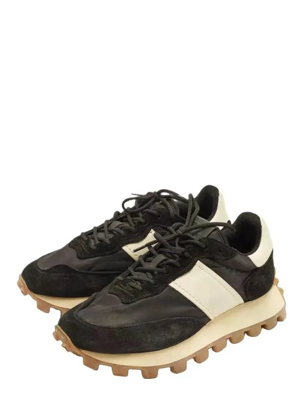 TOD'S Panelled Lace-up Sneakers - Black