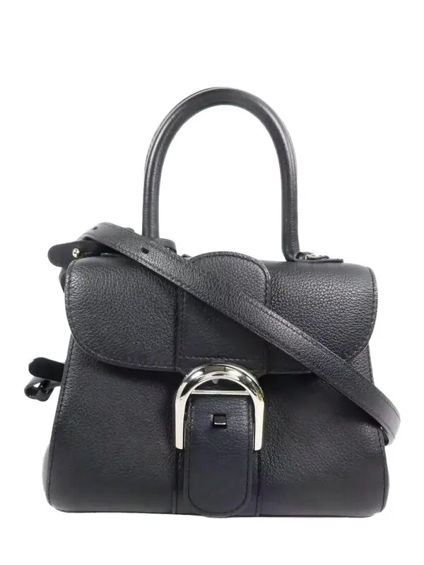 Delvaux Leather Mini Bag - Black