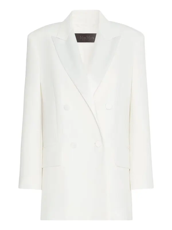 Max Mara Double-breasted Blazer - White