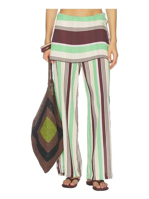 BAOBAB Renata Wide Leg Pants - Caffe Verde