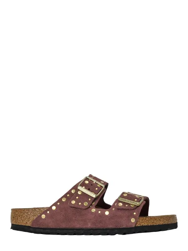 BIRKENSTOCK Arizona Rivet Flat Sandals - Red