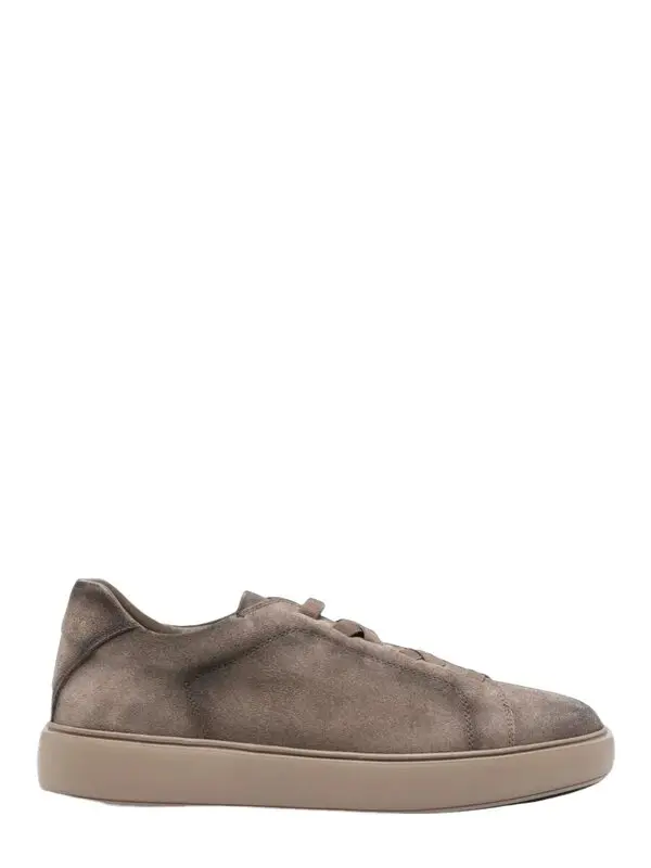 Officine Creative Suede Lace-up Sneakers - Gray