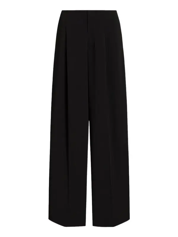 Alberta Ferretti Wide-leg Trousers - Black