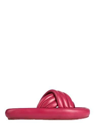 Isabel Marant Étoile Padded Strappy Round Toe Flat Sandals - Red