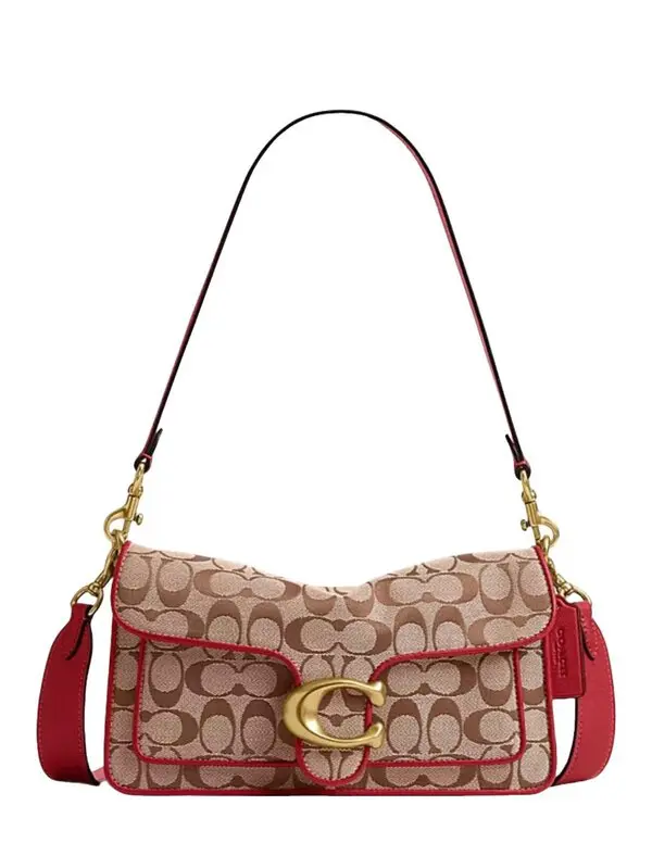 COACH Tabby Shoulder Bag 26 In Signature Jacquard - Brown