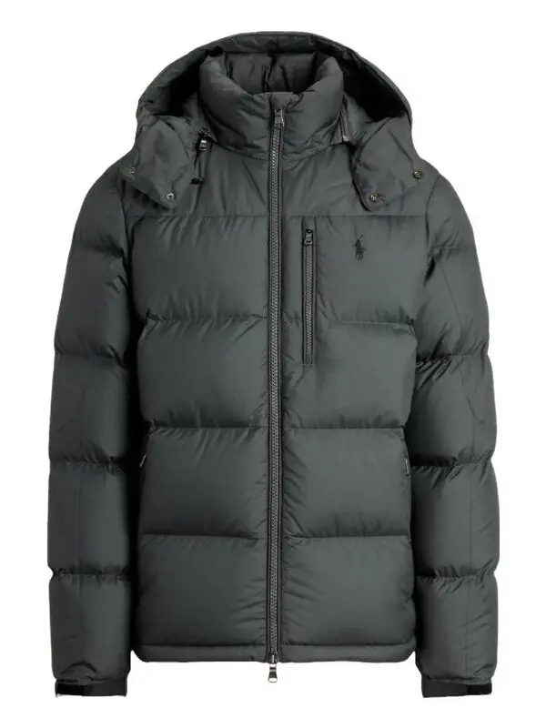 Polo Ralph Lauren Quilted Down Hooded Jacket - Grey