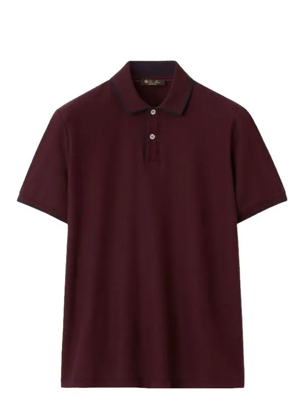 Loro Piana Brentwood Polo - Grape Peel