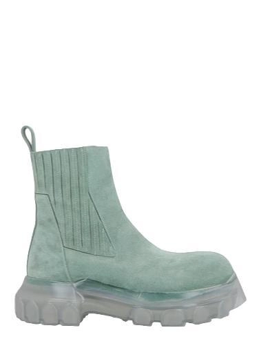 Rick Owens Platform Martin Boots - Green
