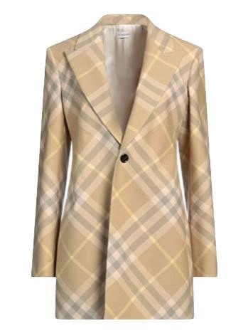 Burberry Single-breasted Flannel Blazer With Signature Print - No