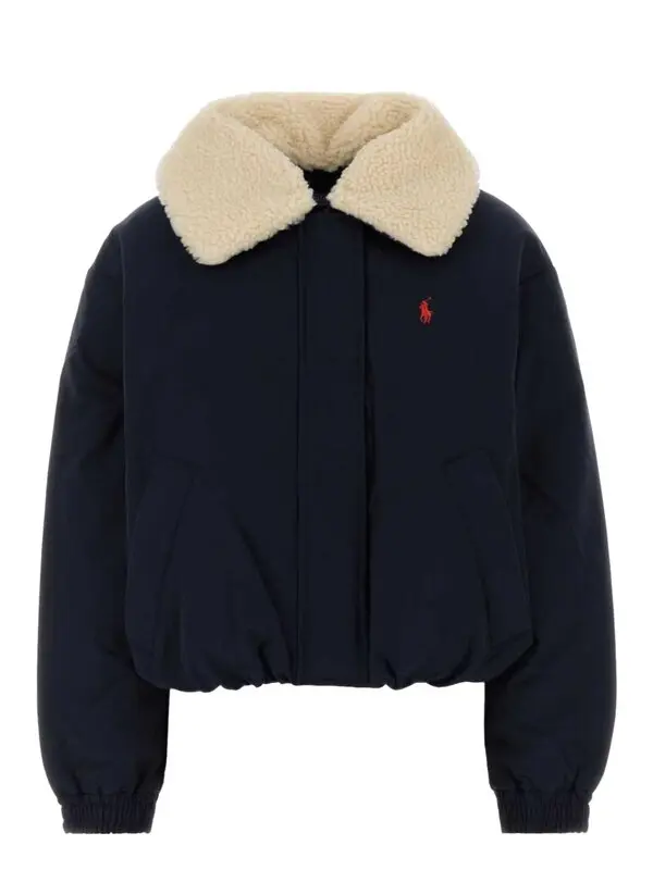 Polo Ralph Lauren Logo Embroidered Water-resistant Down Puffer Jacket - Blue
