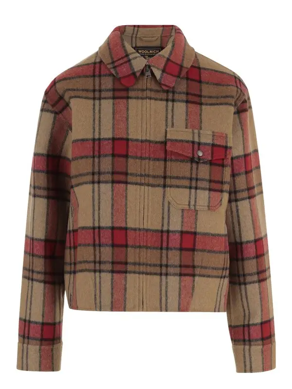 Woolrich Checked Zip-front Jacket - Multicolor