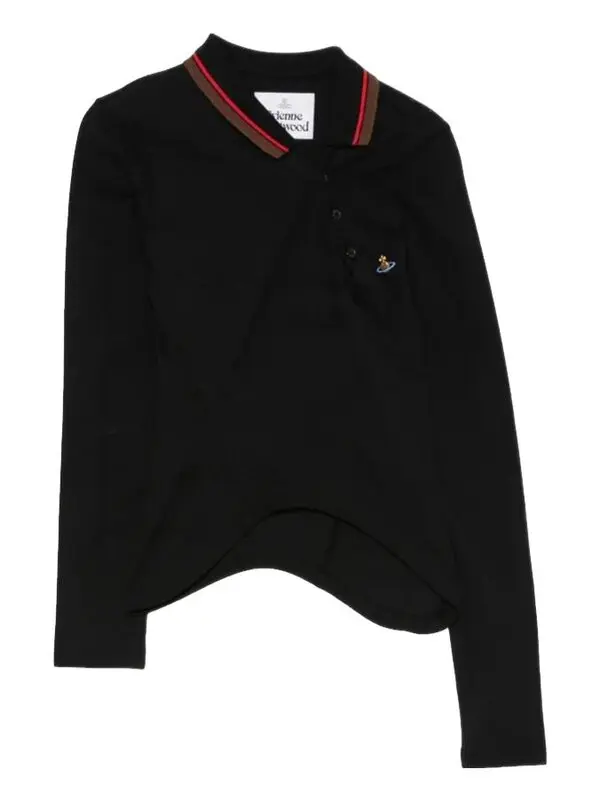 VIVIENNE WESTWOOD Glory Polo Shirt - Black