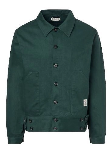 BODE Knolly Brook Cotton Twill Jacket - Green