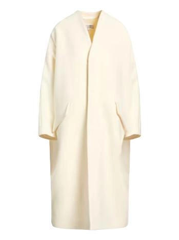 MAISON MARGIELA Single-breasted Woolen Overcoat - No