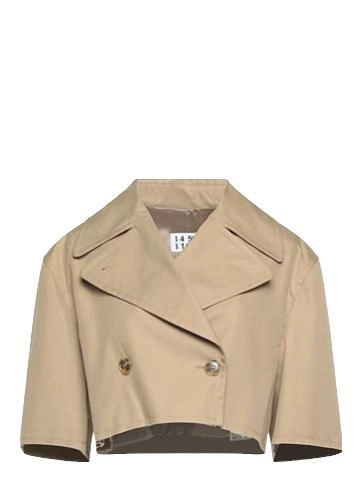 MAISON MARGIELA Double-breasted Blazer With Short Sleeves - Nude