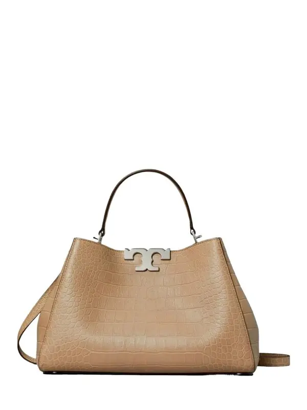 Tory Burch Eleanor Soft Croc-embossed Satchel Bag - No