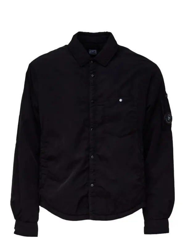 C.P. COMPANY Chrome-r Padded Overshirt - Black