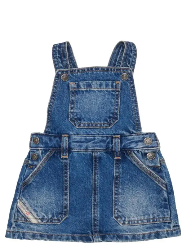 DIESEL® Denim Pinafore Dungarees - Medium Blue