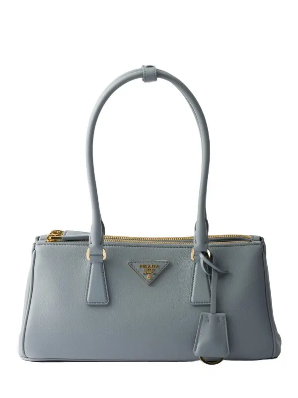 Prada Galleria Medium Leather Bag - Gray