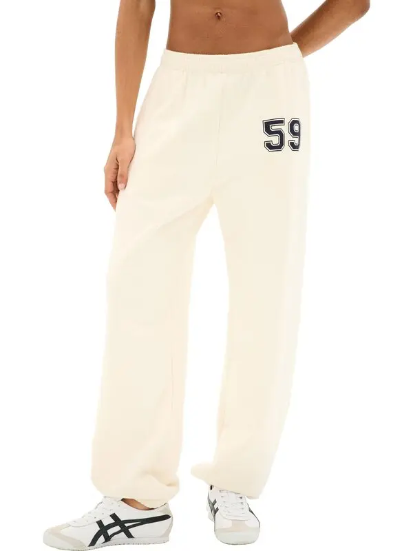 Splits59 Serena French Terry Oversized Sweatpant - Creme/59
