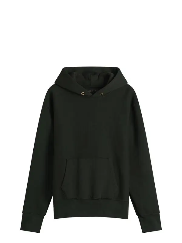LES TIEN Heavyweight Cotton Hoodie - Pine