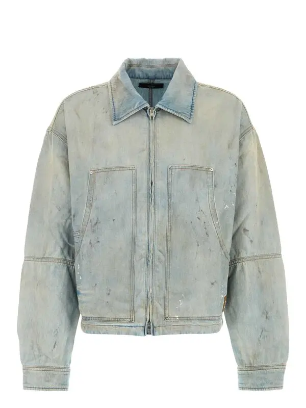 Amiri Denim Work Jacket - Multicolor