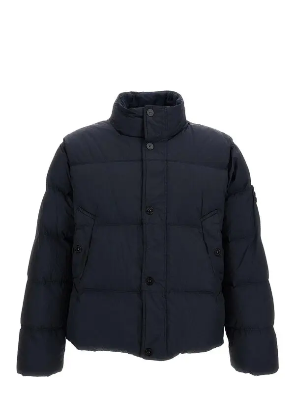 Stone Island Down Jacket - Blu