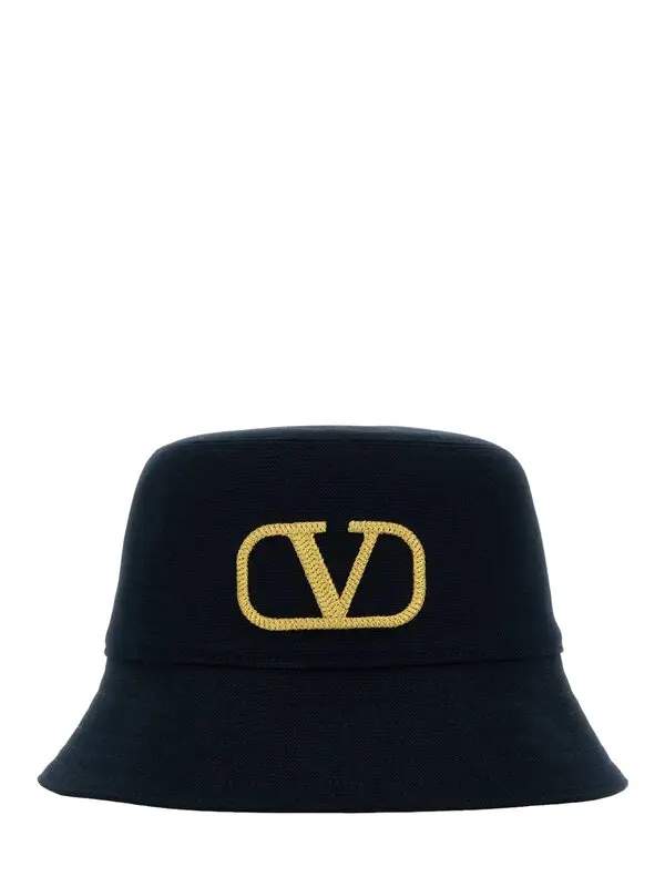 Valentino Garavani Cotton Bucket Hat - Blue