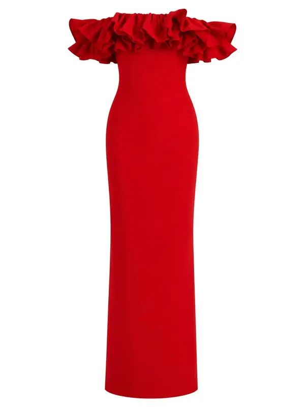 REDONDO BRAND Didi Maxi Dress By - Red