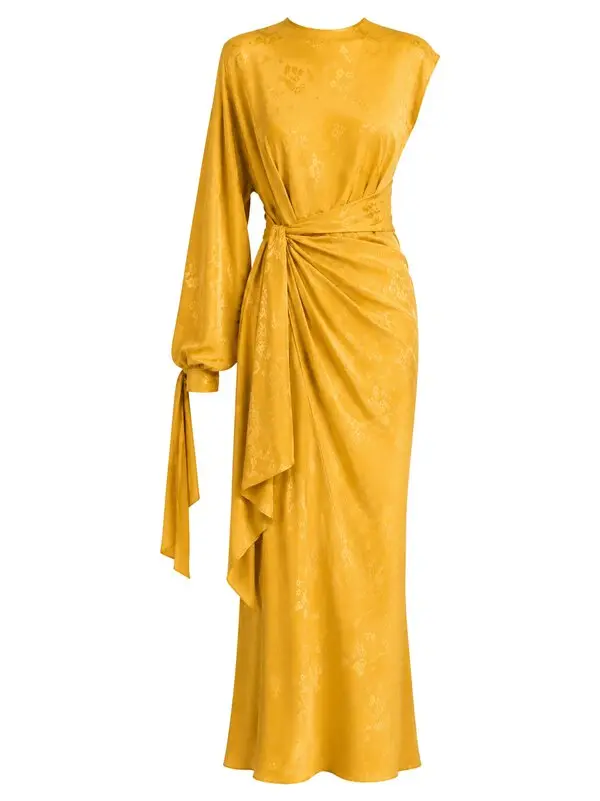 REDONDO BRAND Constanza Maxi Dress - Yellow