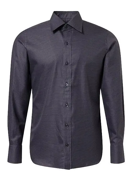 TOM FORD Slim-fit Cotton Shirt - Charcoal