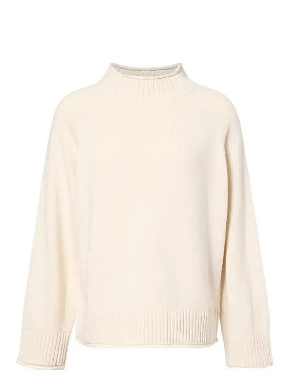 Rag & Bone Hazel High-neck Wool-blend Jumper - Ivory