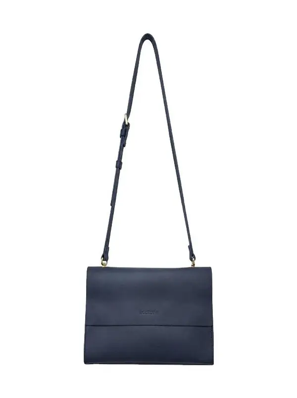 Écotorie Betty Leather Crossbody Bag - Midnight