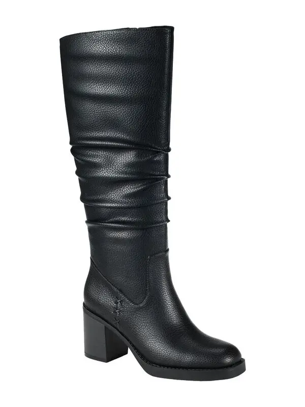 BARETRAPS Gingee Tall Slouch Boot With Block Heel - Black