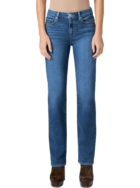Paige Mason Mid Rise Ankle Straight Leg Jeans - Havens
