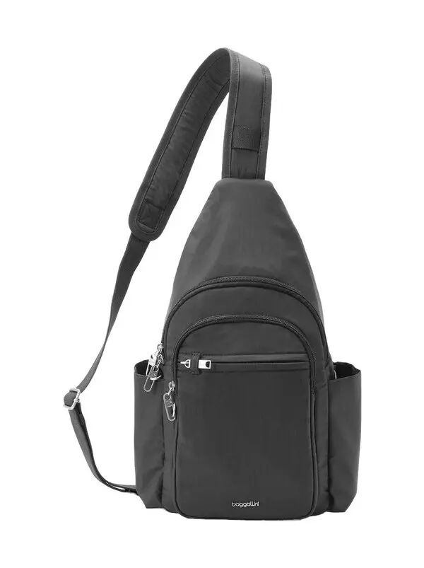 BAGGALLINI Classic Anti-theft Large Daytripper Sling - Charcoal