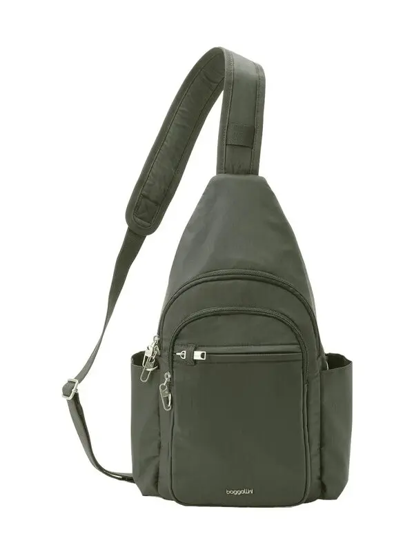 BAGGALLINI Classic Anti-theft Large Daytripper Sling - Thyme
