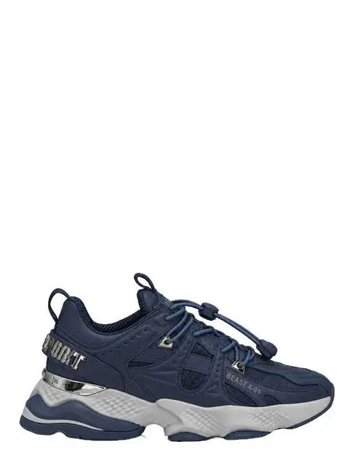 PLEIN SPORT Runner Beast X-01 Nappa Sneakers - Darkblue