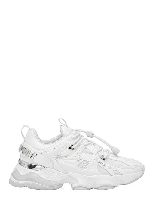PLEIN SPORT Runner Beast X-01 Nappa Sneakers - White