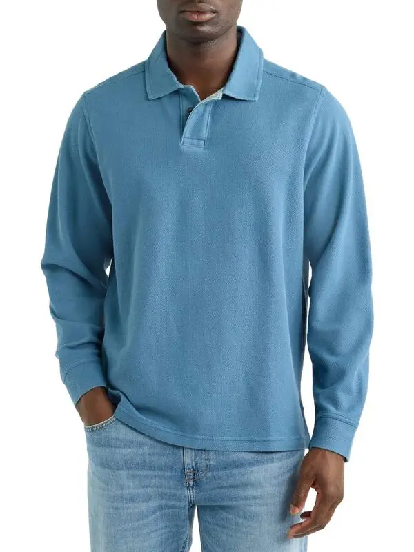 Tommy Bahama Maldives Long Sleeve Polo - Kingfish