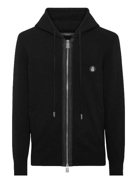BILLIONAIRE Knit Hoodie - Black