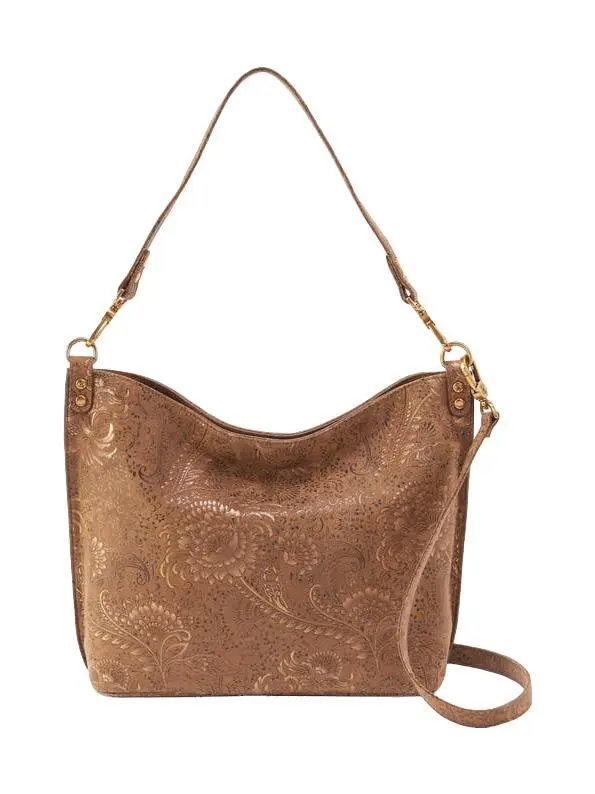 Hobo Pier Leather Shoulder Bag - Mink Folklore