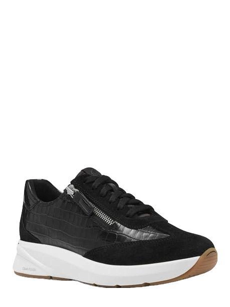 Clarks Code R Run Sneaker With Side-zip Closure - Black Combi