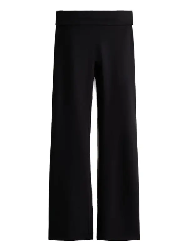H&M Flared Yoga Leggings With Softmove - Black