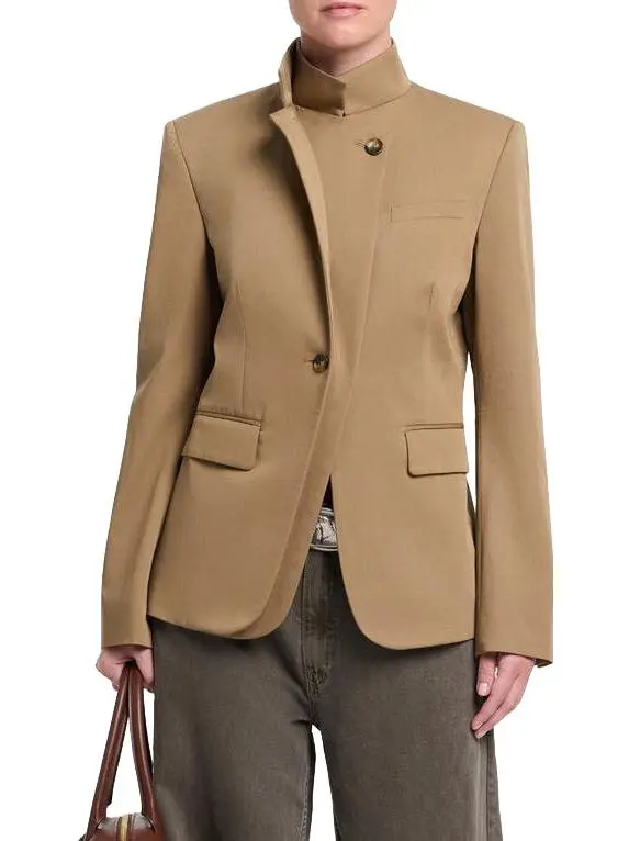 TWP The Double Take Wool Blend Blazer - British Khaki