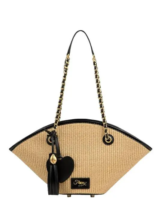 FLORE K. Sawa Cowrie Shell Bag - Black