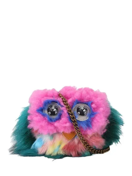 Kurt Geiger Micro Oxford Mascot Shoulder Bag - Pink Multi