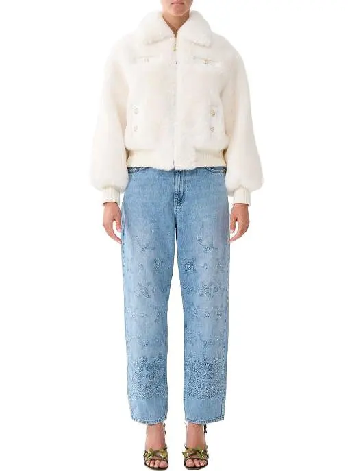 Camilla Faux Fur Bomber Jacket - Midsummer Masterpiece