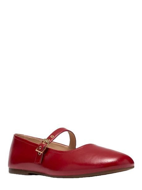 Clarks Livia Jane Leather Mary Jane Flat - Red