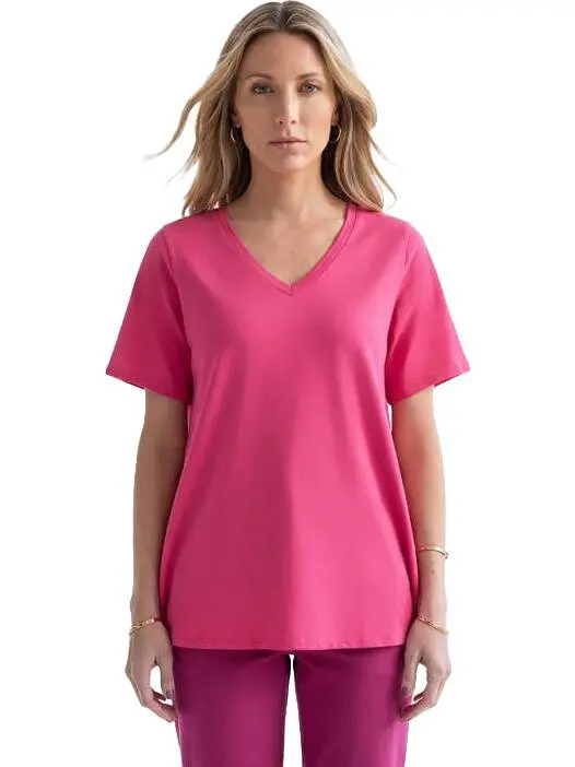Roaman's Ultimate Short Sleeve Swing Tee - Raspberry